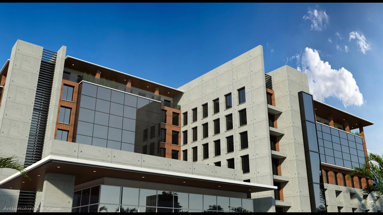 Commercial Building || Realistic 3D Animation - YouTube