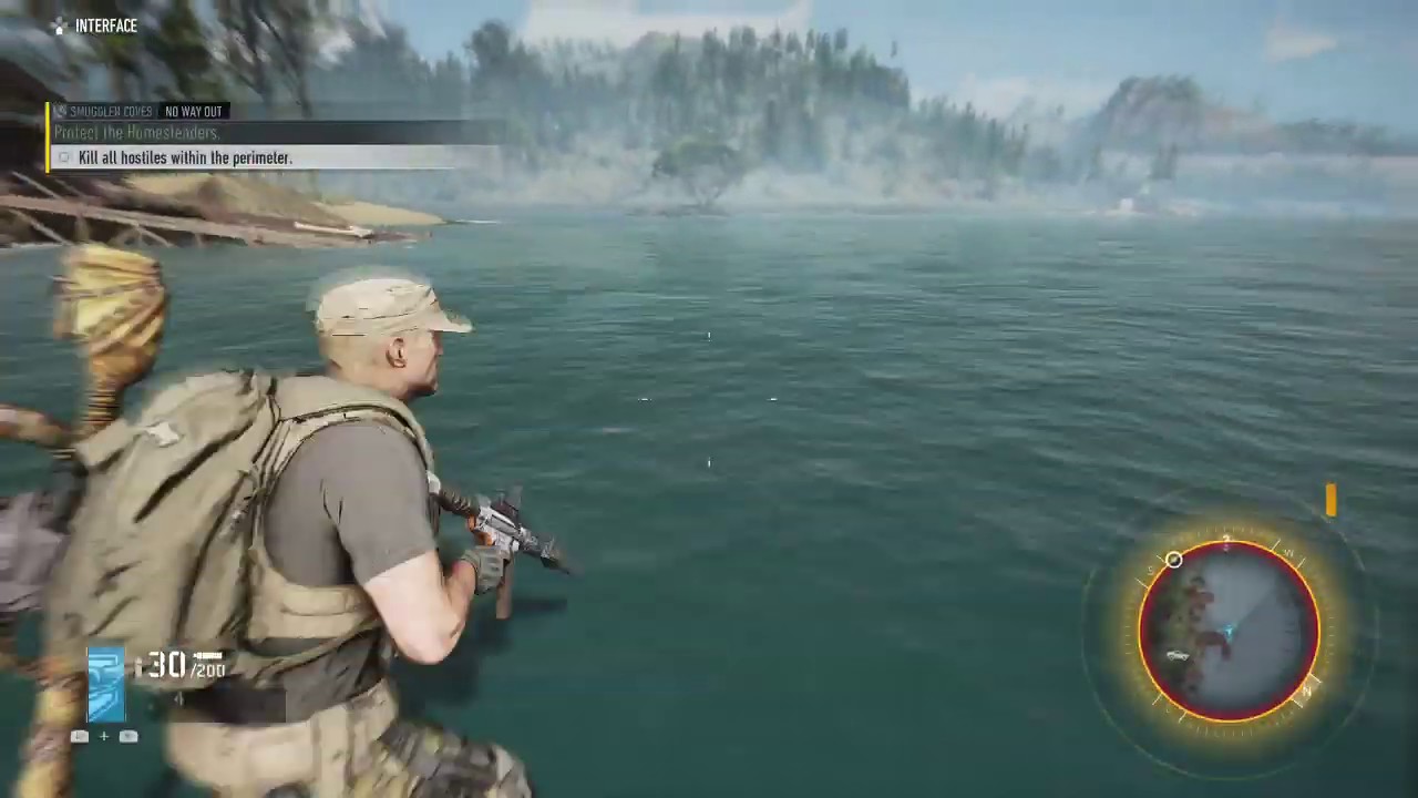 Ghost Recon Breakpoint Stealth Swim After Talk to Freeport Homesteaders ...