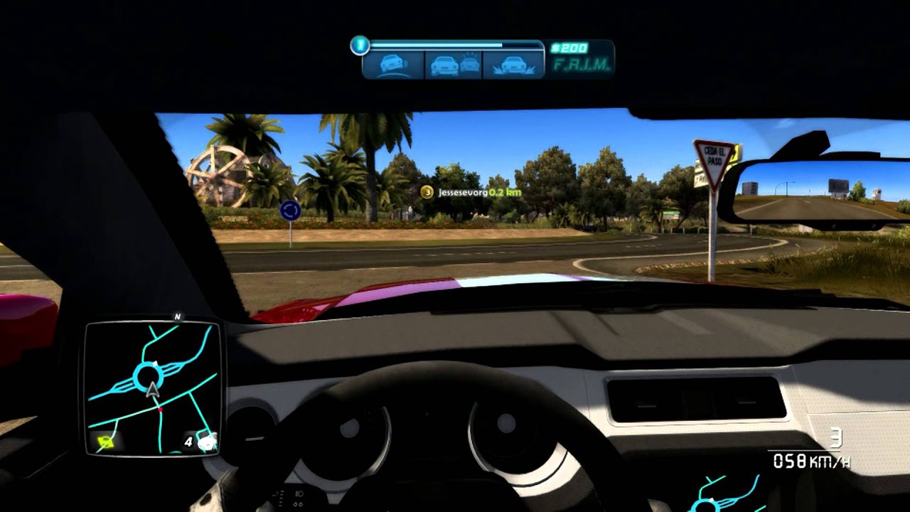 Test Drive Unlimited 2 Gameplay Ford Mustang GT500 - YouTube