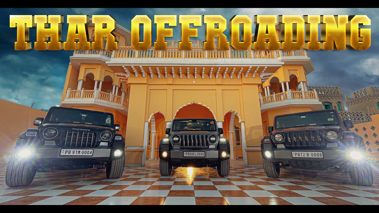 Thar Stunts in Punjab | Thar OffRoading Video in Punjab | Thar 4x4 ...