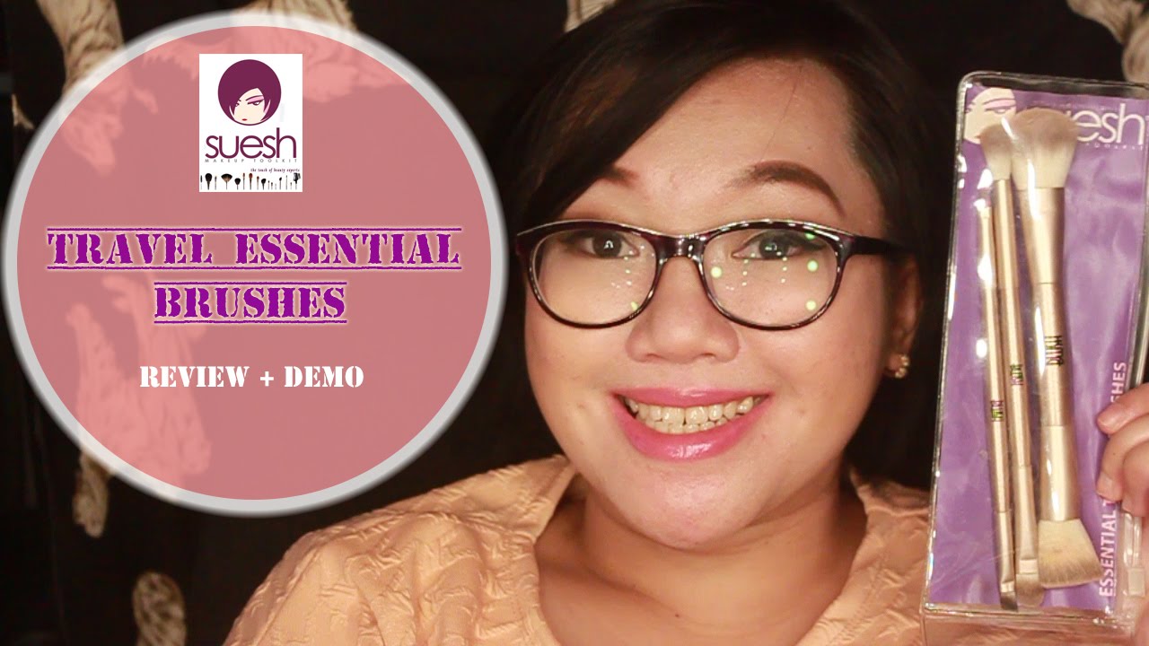 SUESH TRAVEL ESSENTIAL BRUSH : REVIEW + DEMO - YouTube