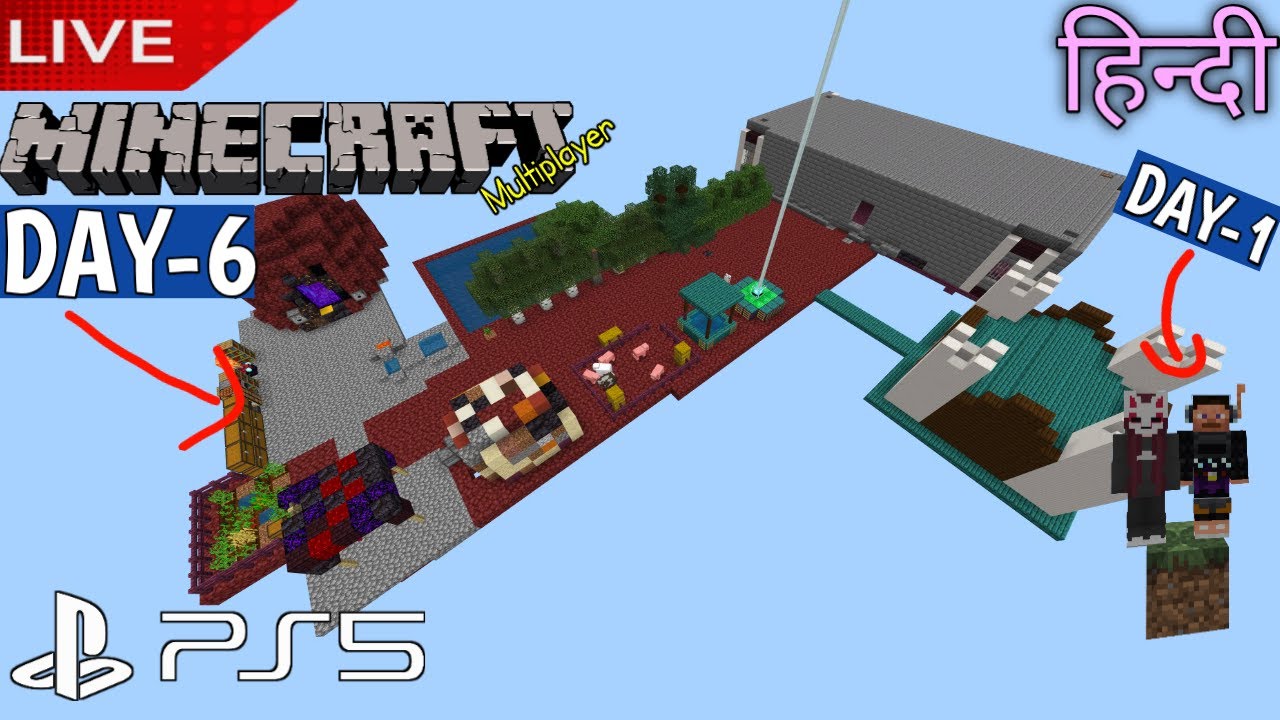 Minecraft One Block Multiplayer | Minecraft One Block Live Stream in ...