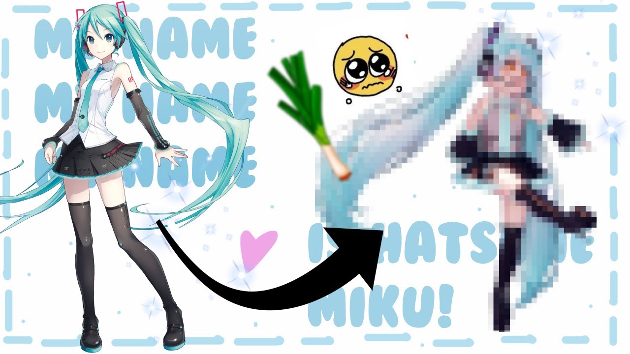 MY NAME IS HATSUNE MIKU !! 🎤🎶💙 - YouTube