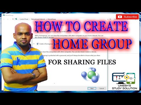 How to Create and Join Home group in Windows 10 ,WINDOWS 7 || Fix All ...
