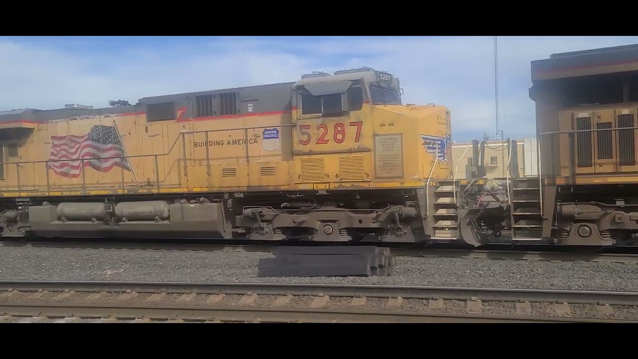 Union Pacific 2705 leads a powermove with UP 5287 a new heritage unit ...