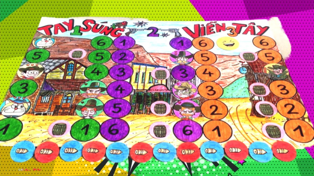 Board Game Đội Quân Doraemon - #1 Tay Súng Viễn Tây (DoreKido) - Diy ...
