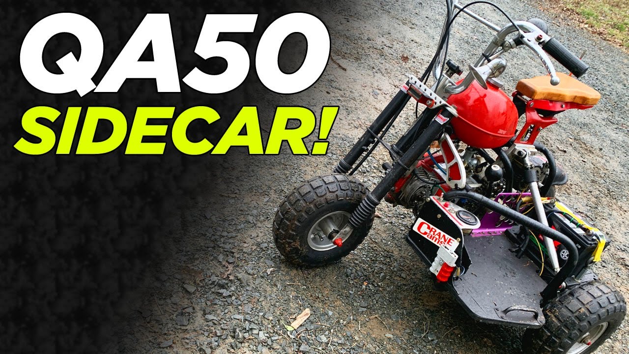 Honda QA50 SIDECAR! Ultimate Pit Bike? - YouTube