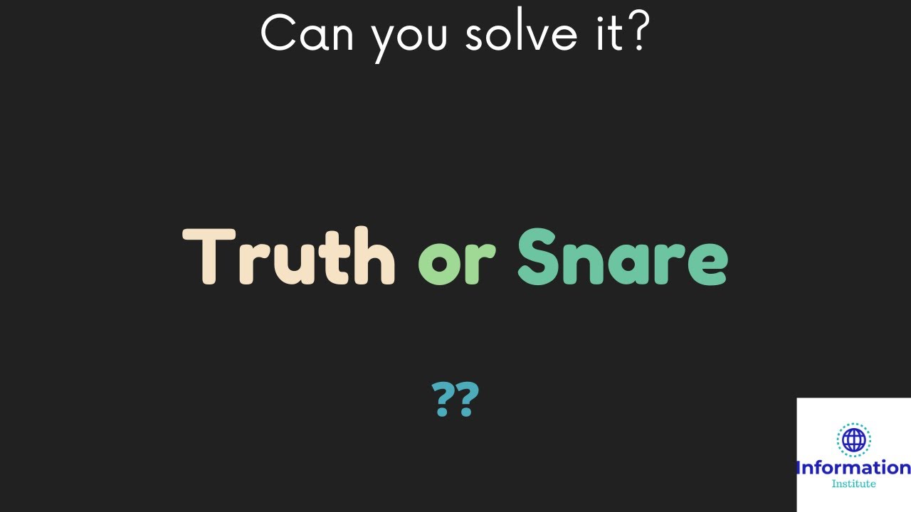 Truth or Snare - YouTube