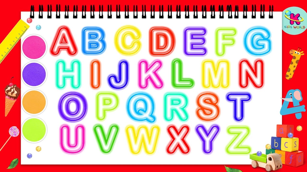 Abcdefg | Abcd | Alphabet letters | Abc song | Kids World - YouTube Abcdefg | Abcd | Alphabet letters | Abc song | Kids World - YouTube