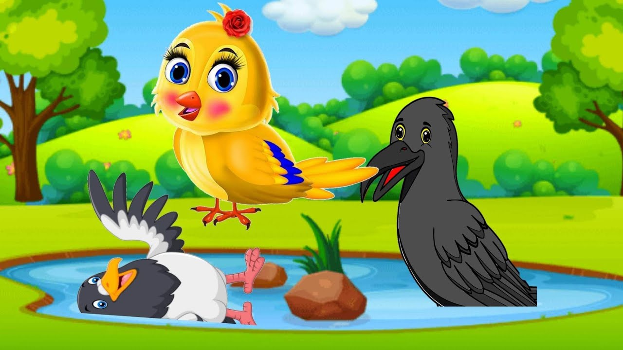 Chidiya Kauwa cartoon | Kauwa or kabootar | Tuni Chidiya birds cartoon ...