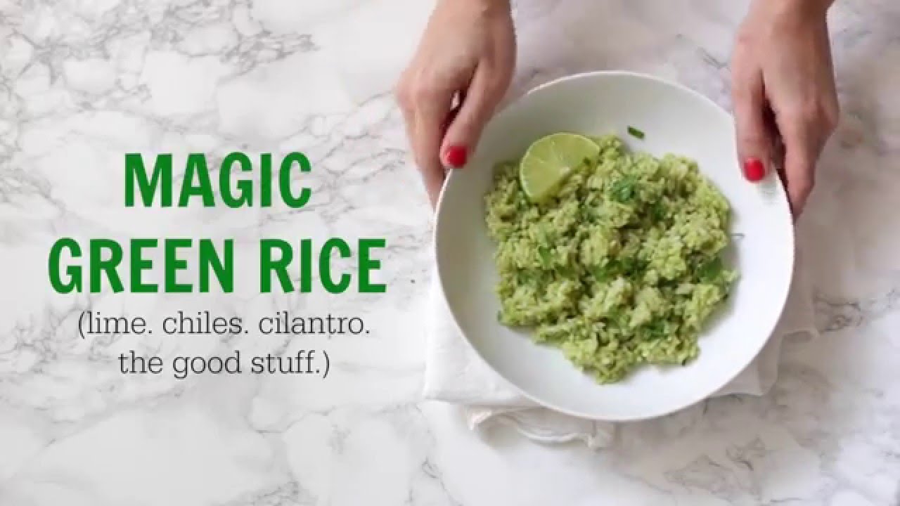 Magic Green Rice - YouTube