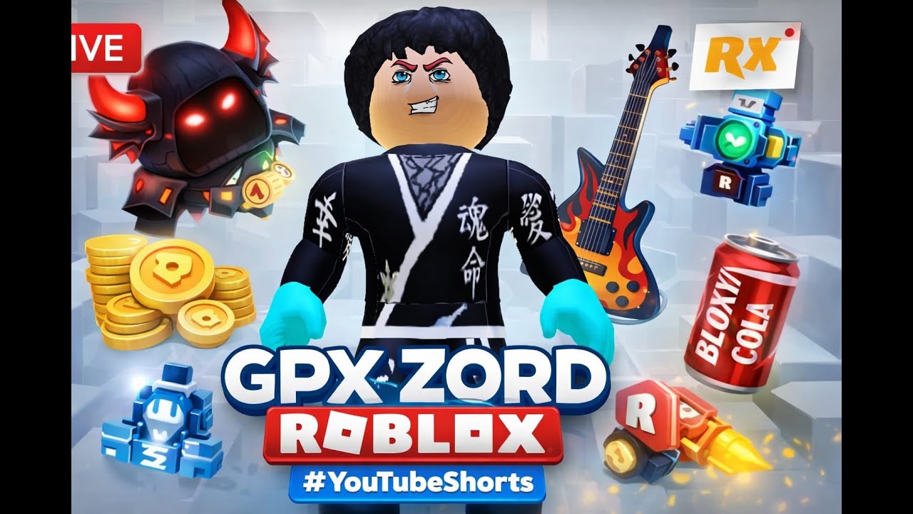 GPX ZORD LIVE 🔴 Roblox Live Stream | Rare Items, Pro Gameplay & Insane ...