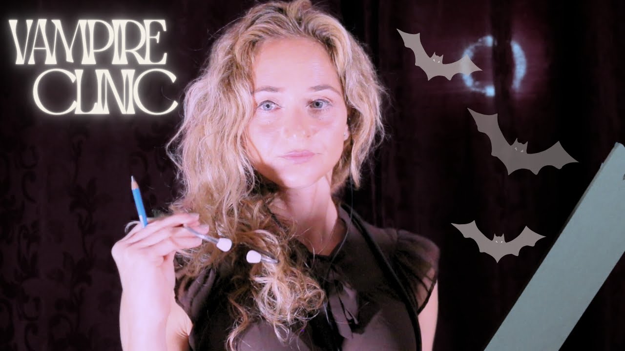 [ASMR] Doctor Physical Exam in a VAMPIRE clinic 🧛 (SOFT SPOKEN, LATEX ...