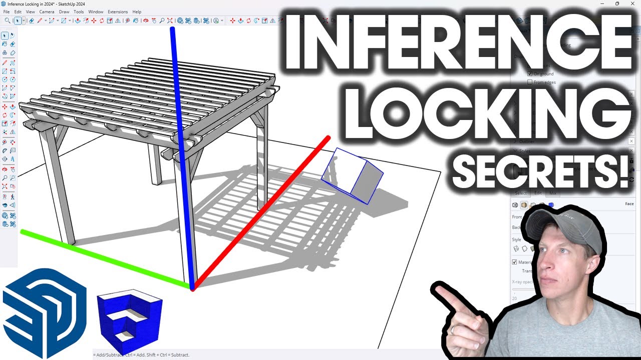SketchUp Inference Tips EVERYONE Should Know! (You NEED These) - YouTube