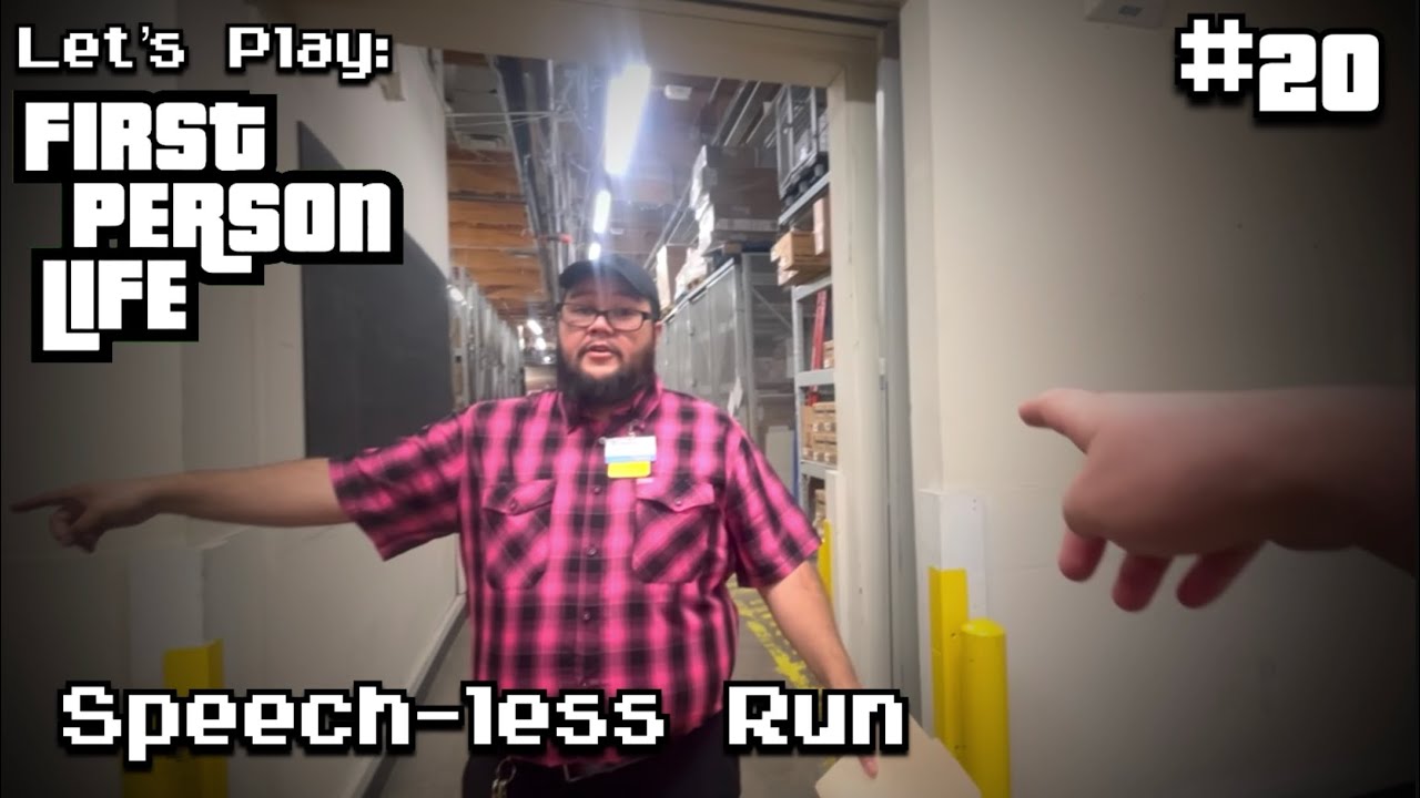 Walmart but I Can't Talk - First Person Life 20 - YouTube