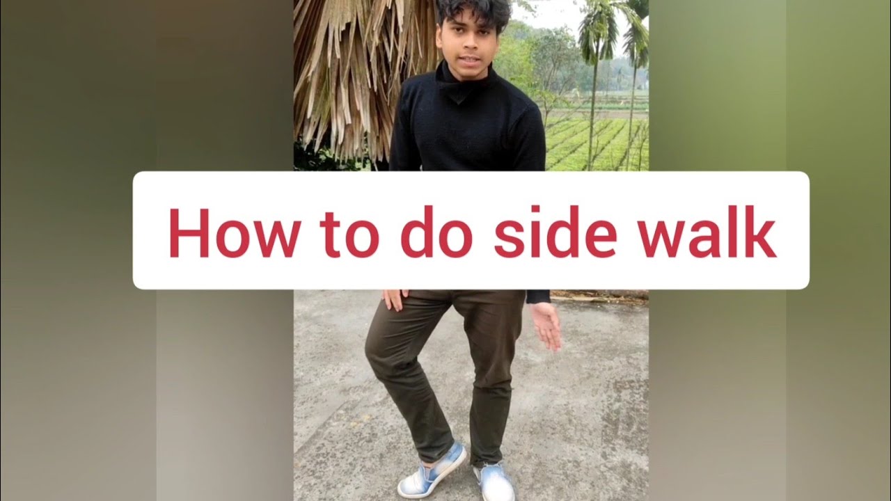 How to do side walk/Glide/Slide [side walk dance step by step tutorial ...