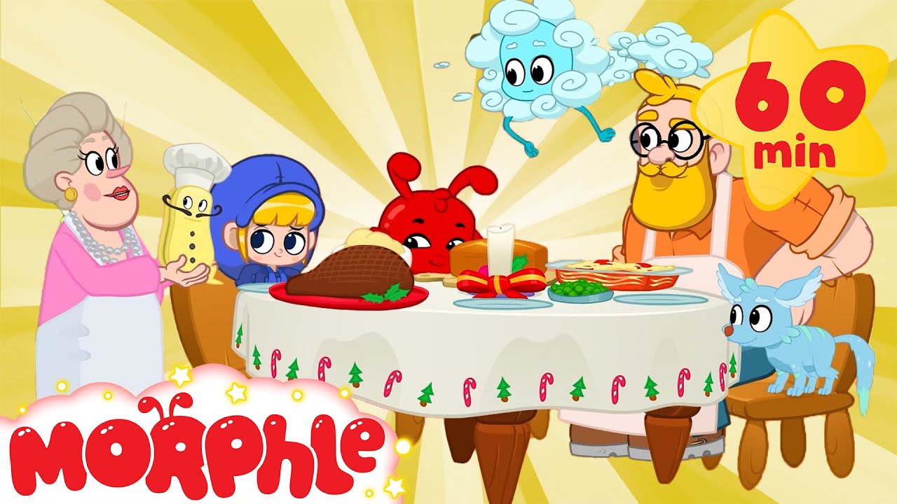 Morphle's Christmas Dinner Remake | Morphle and Friends | My Magic Pet ...