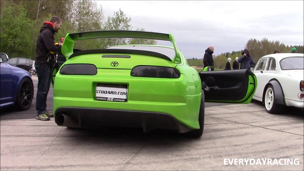 Toyota Supra fail - YouTube