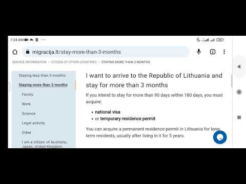 Lithuania National 'D' Visa , Migris and appointment Booking - YouTube