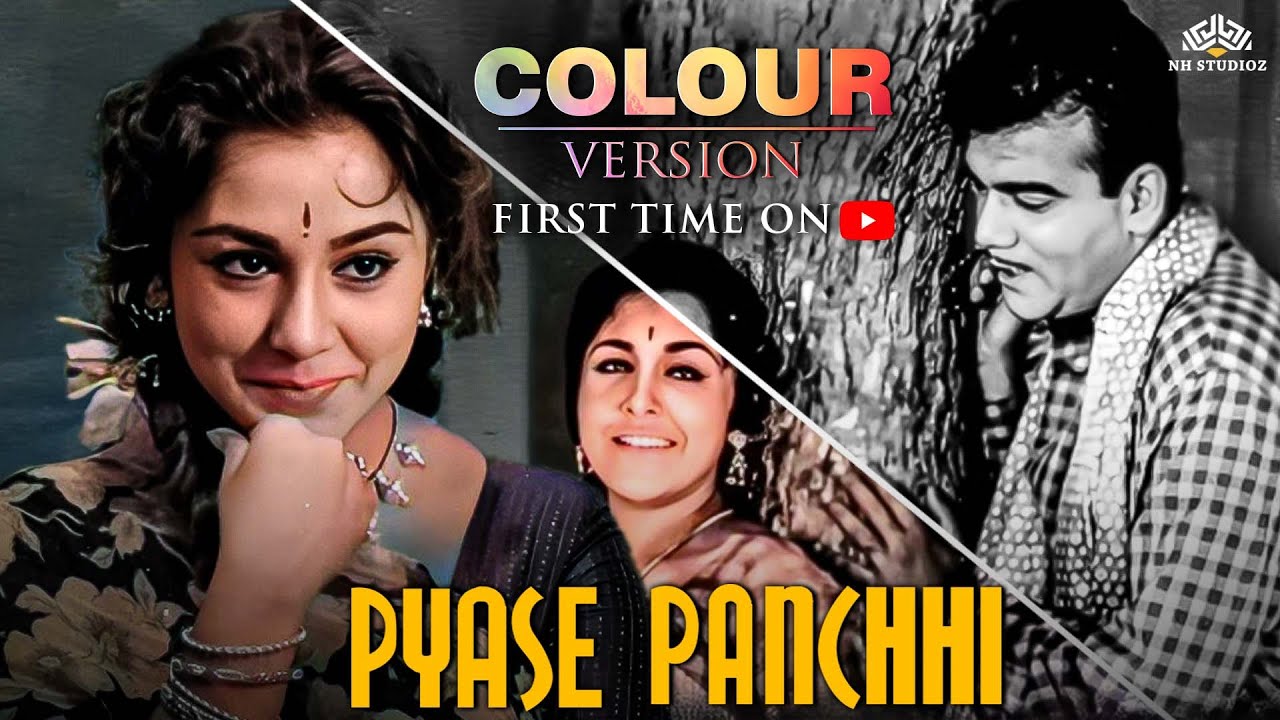 Pyase Panchhi Full Movie | Black White (COLOUR VERSION) | Mehmood की ...