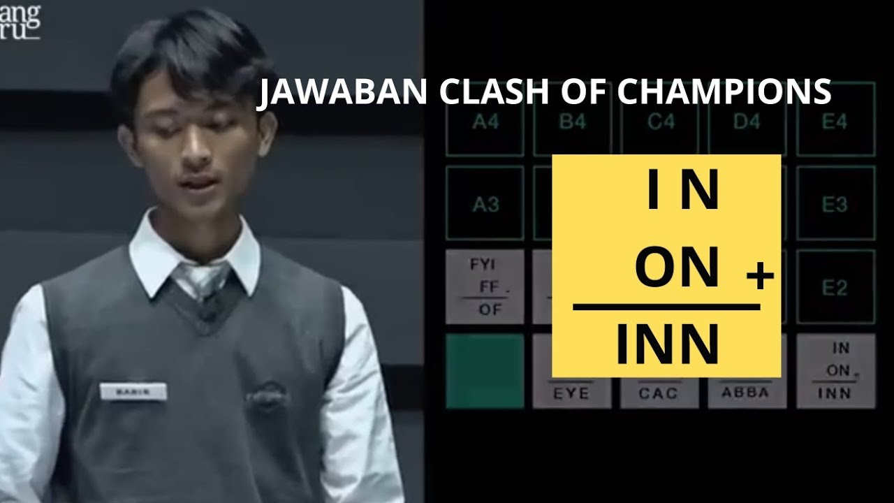 Jawaban Soal Cryptarithm Clash of Champions - YouTube