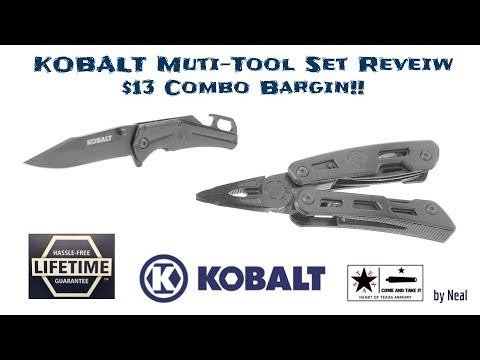Kobalt Multi-Tool Combo Review - $13 well spent! - YouTube