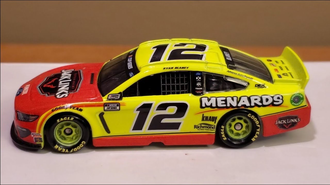 2020 Ryan Blaney Jack Links/Menards 1:64 (NASCAR Die-Cast Review) - YouTube