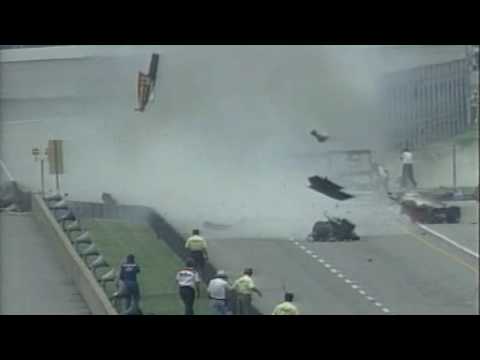 Mark Dismore Bad Crash Indianapolis 1991 - YouTube