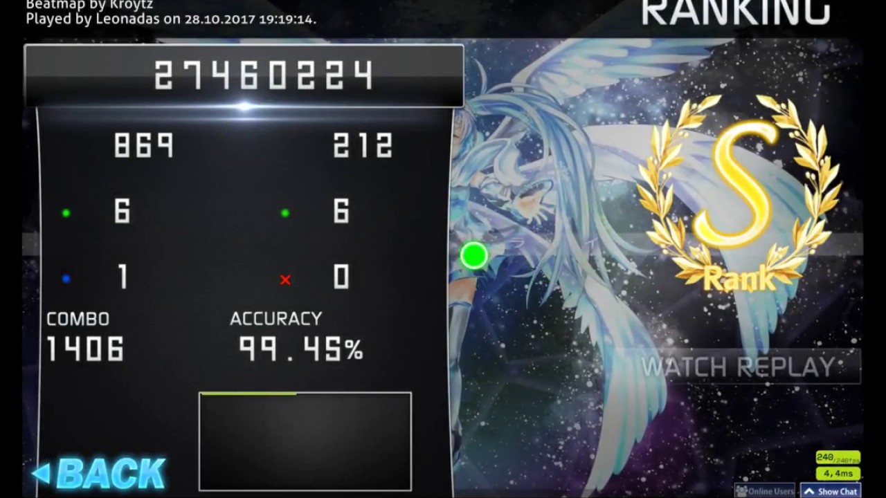 [OSU!]Omoi - Snow Drive(01.23) 99,45% 124pp - YouTube