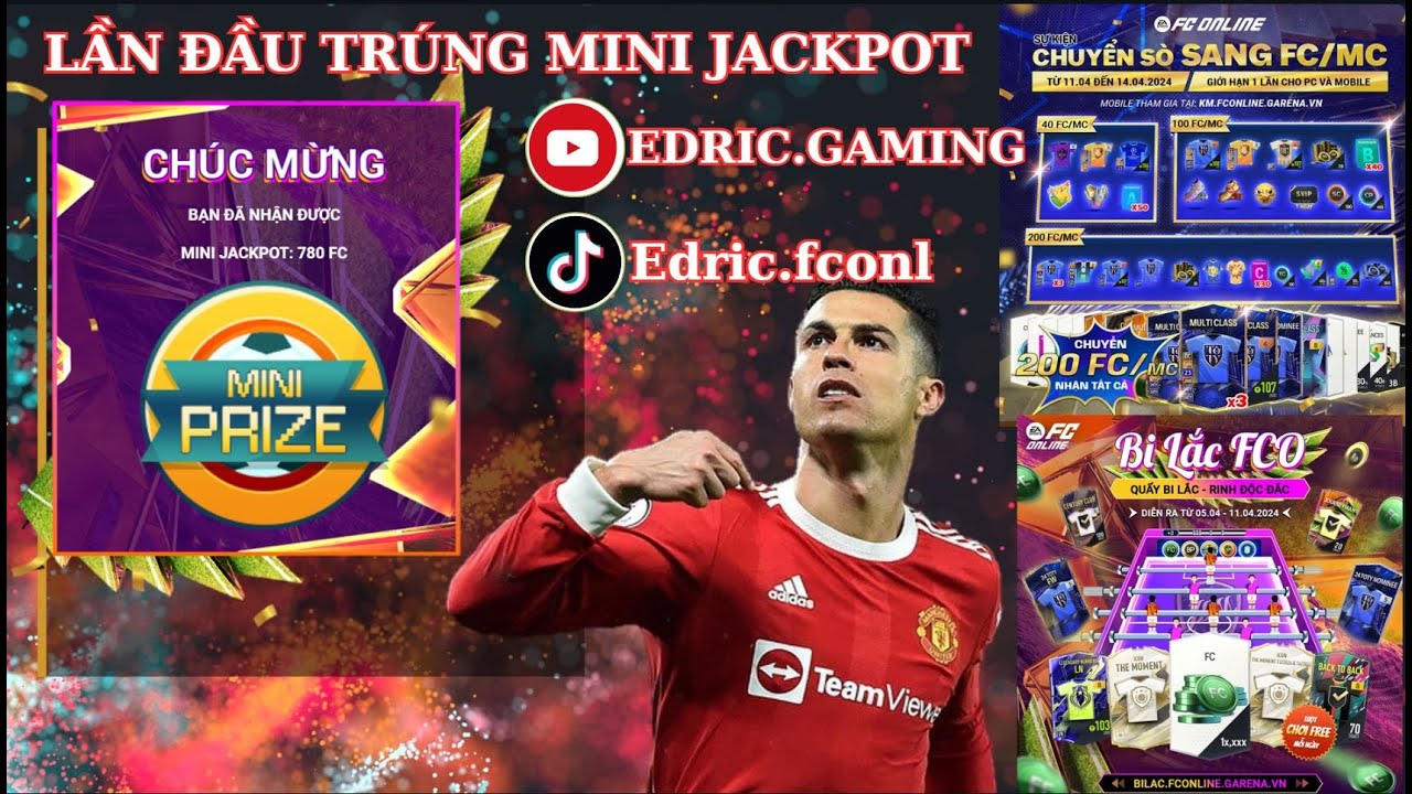 FC ONLINE - LẦN ĐẦU TRÚNG MINI JACKPOT. REVIEW CHUYỂN SÒ MC/FC VÀ 200 ĐIỂM BI LẮC - EDRIC.GAMING ...