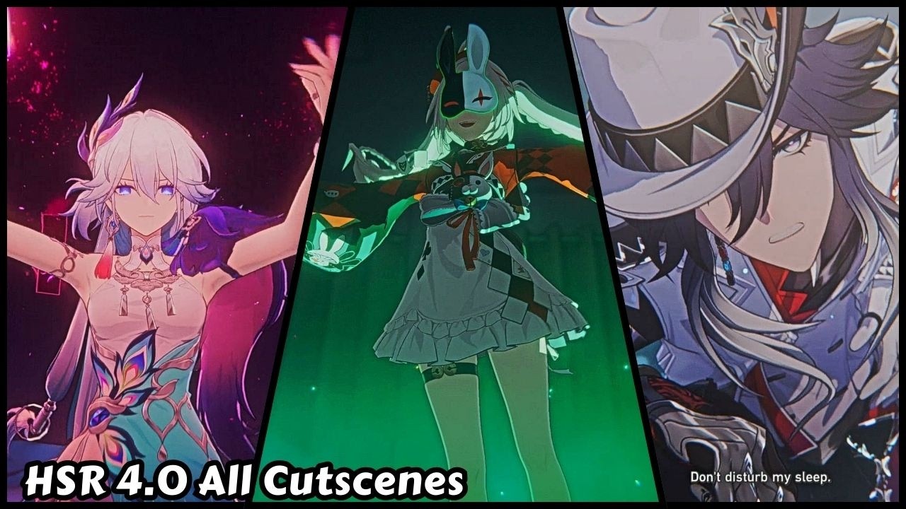 HSR 4.0 All Cutscenes & Ending (No Aha at Full Moon) Planarcadia Honkai ...
