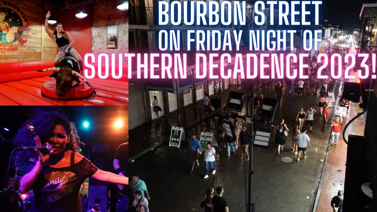 BOURBON STREET During FRIDAY NIGHT of SOUTHERN DECADENCE 2023! IT WAS ...