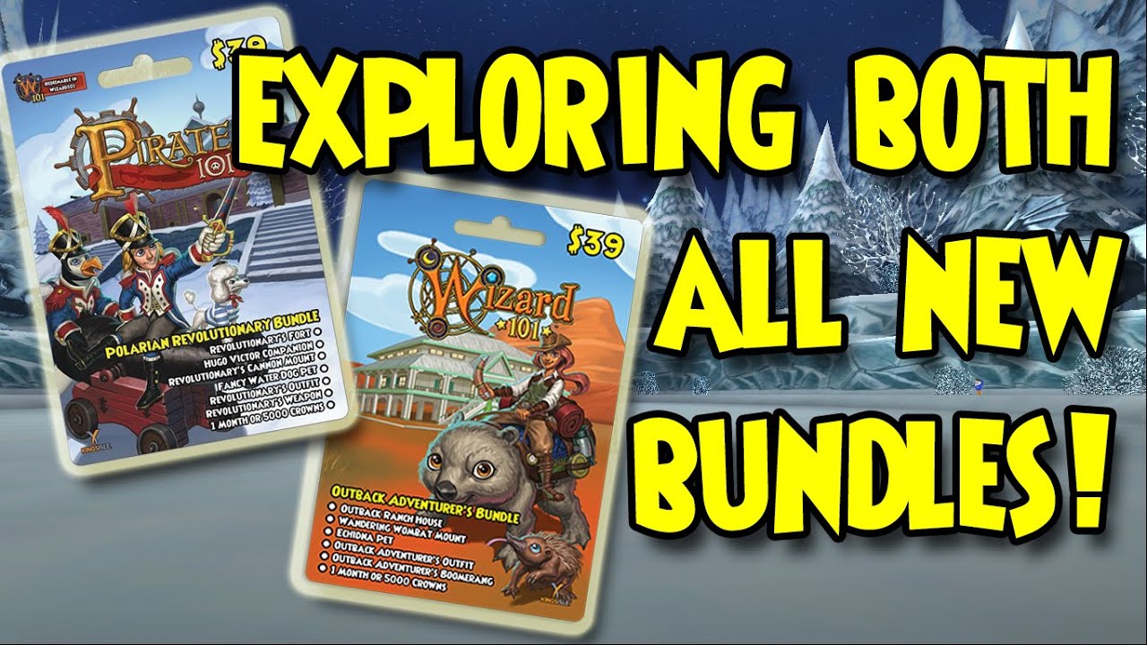 Wizard101 & Pirate101: 🟣 Let's Explore BOTH All-New BUNDLES! - YouTube