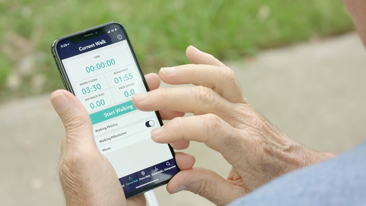 Just Start Walking app - YouTube