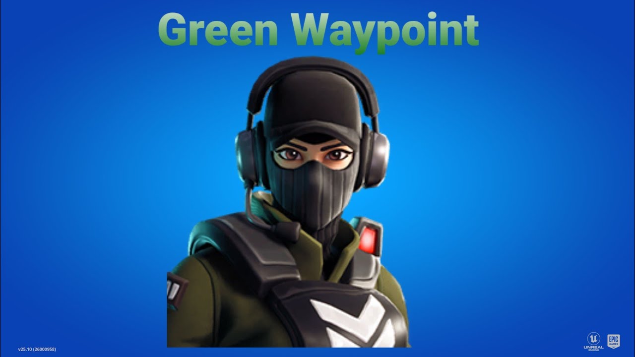 Green Waypoint Skin Combo | Fortnite - YouTube