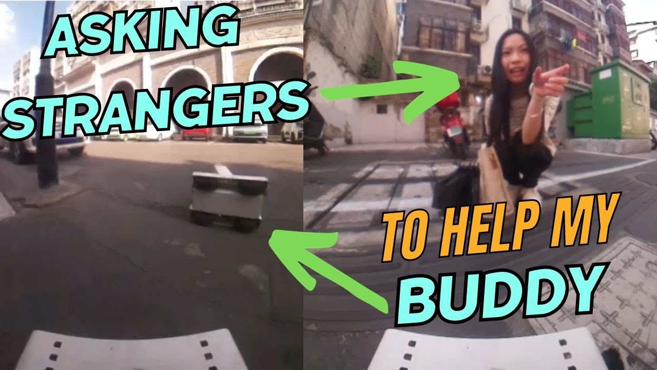 RC ROBOT tripped over a curb🤖🪨 - YouTube