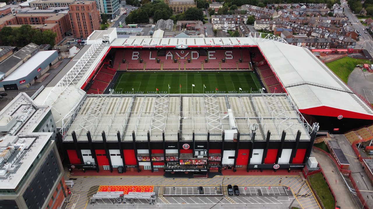 Sheffield United FC, Bramall Lane Stadium - 4K Drone Footage - YouTube