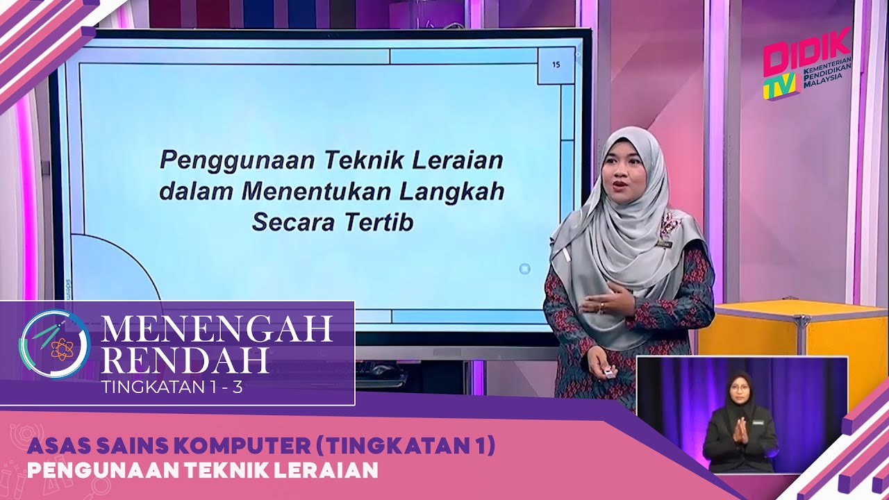 Menengah Rendah (2022) - Klip | Asas Sains Komputer - Pengunaan Teknik ...