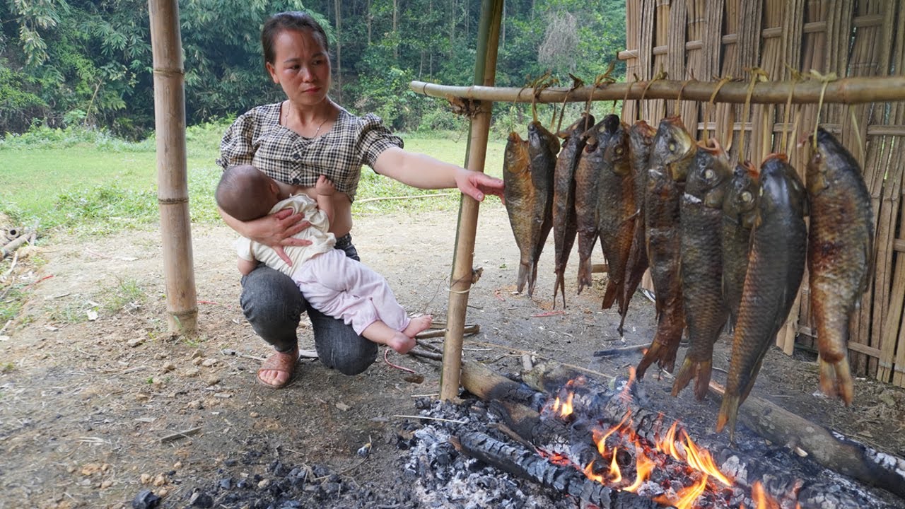 12 Days: Processing process of preserving fish, making sticky rice, ant ...