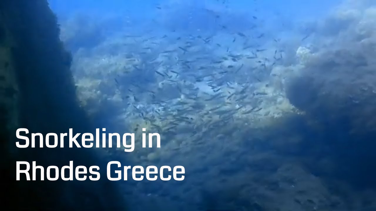 Snorkeling in Rhodes Greece - YouTube