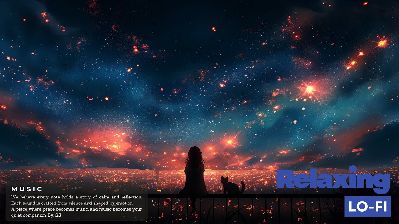 Evening Meadows — Night Sky Piano & Violin | Deep Sleep Instrumental [1 ...