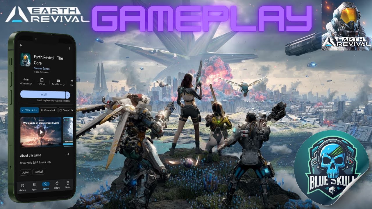 Earth : Revival - The Core Mobile Gameplay ( Part 1) - YouTube