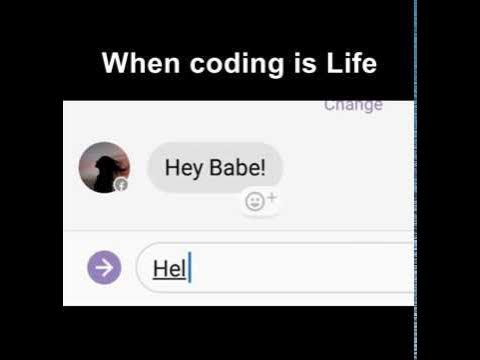 When coding is Life - YouTube