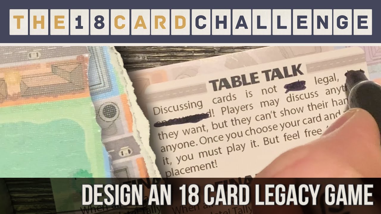 The 18 Card Challenge April/May 2020 - Design An 18 Card Legacy Game ...