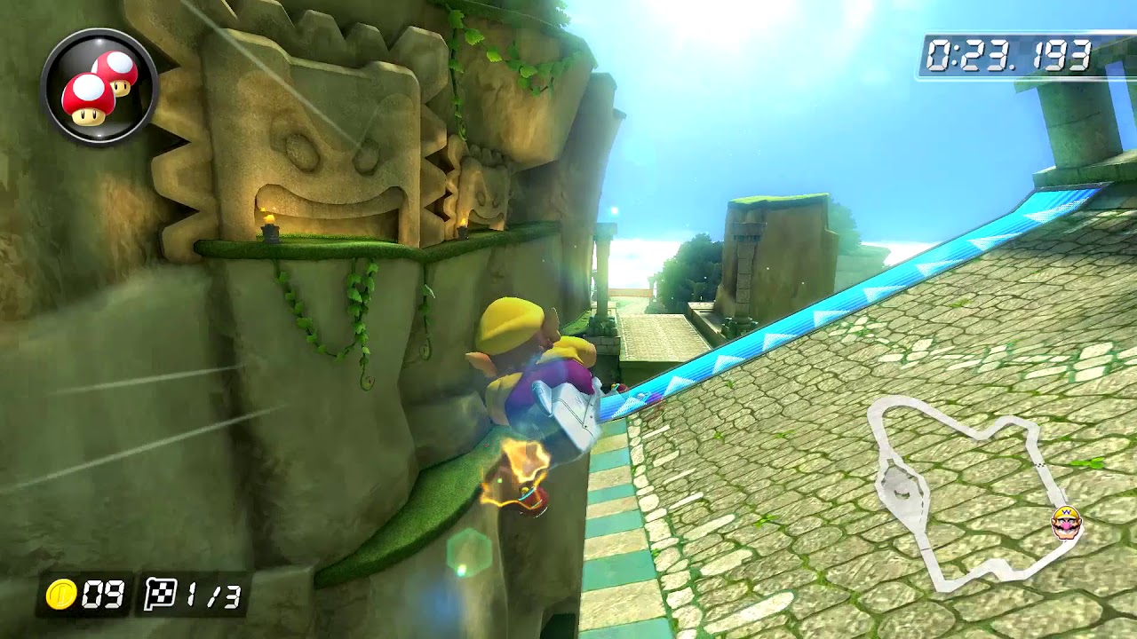 Thwomp Ruins [200cc] - 1:17.701 - JBZZ ths (Mario Kart 8 Deluxe World ...