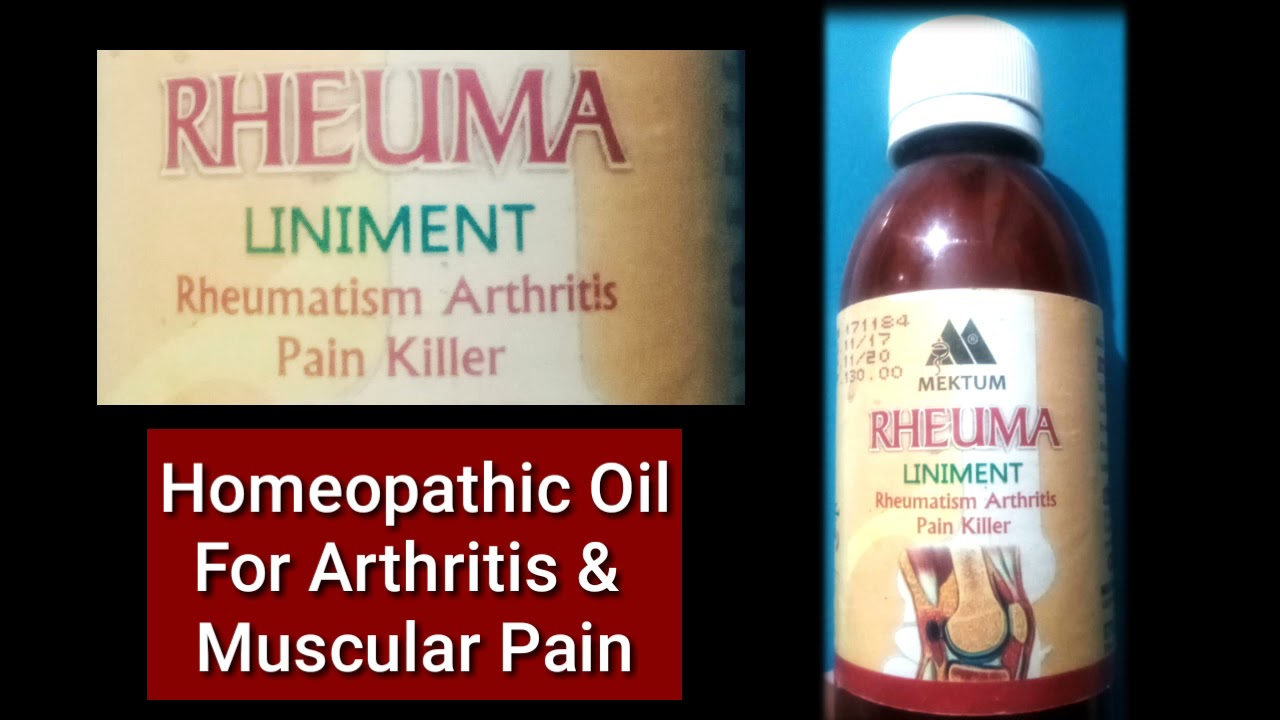 Rheuma Liniment | Rheumatism Arthritis Pain Killer | Homeopathic Oil ...