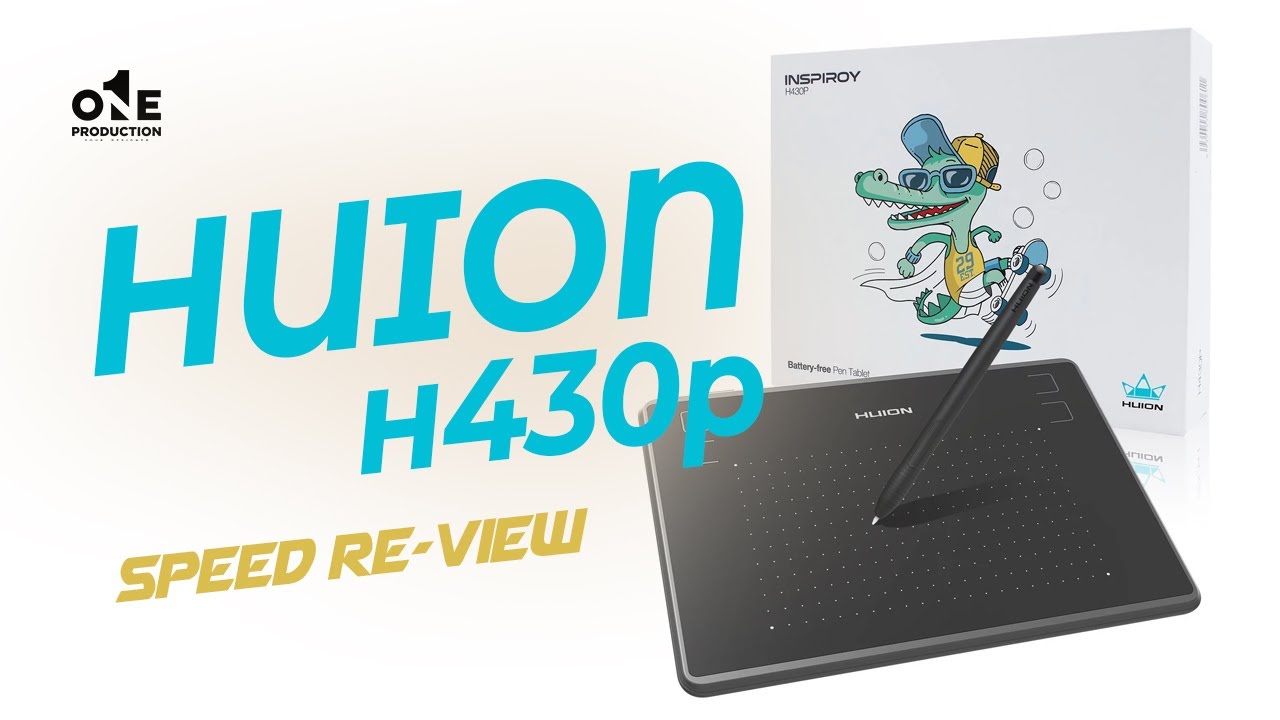 HUION H430P | Graphic Tablet unboxing and review 2021 | nu1production ...