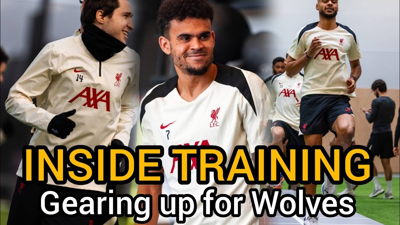 INSIDE TRAINING| Liverpool training focus on Wolves in the premier ...