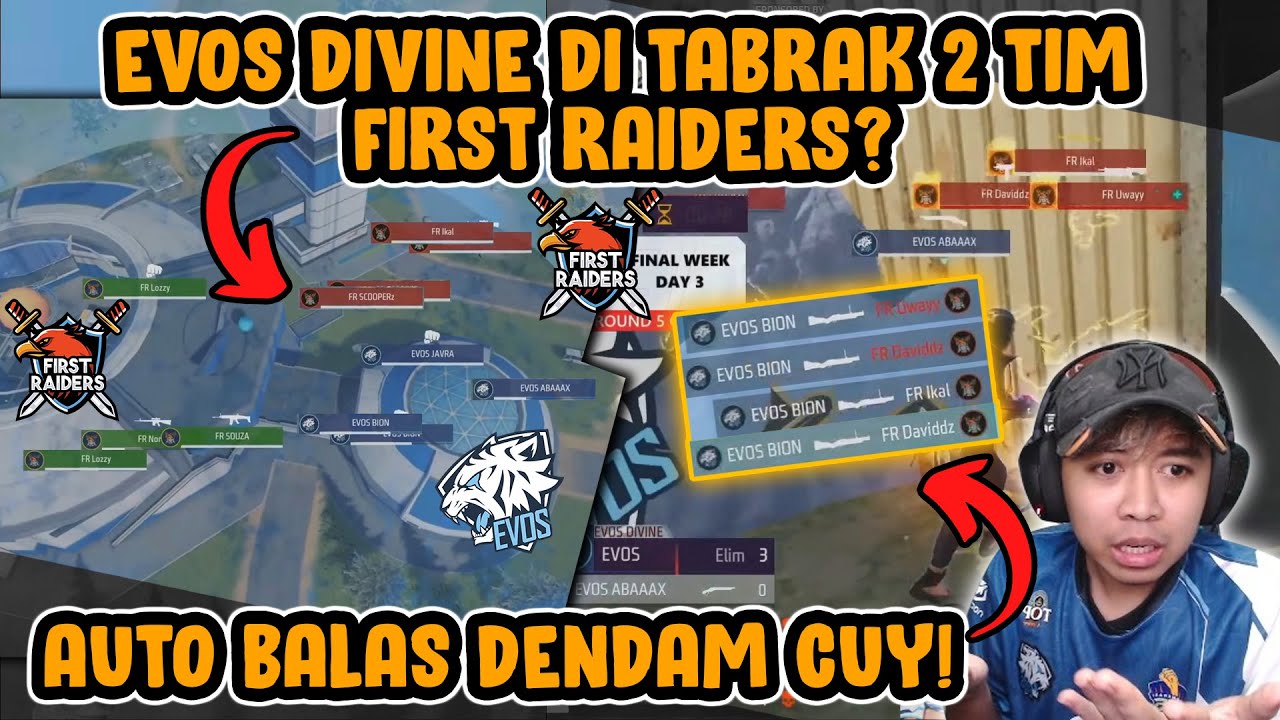 EVOS DITABRAK 2 TIM FR SEKALIGUS?? AUTO DI BALES SAMA EVOS DI MATCH ...
