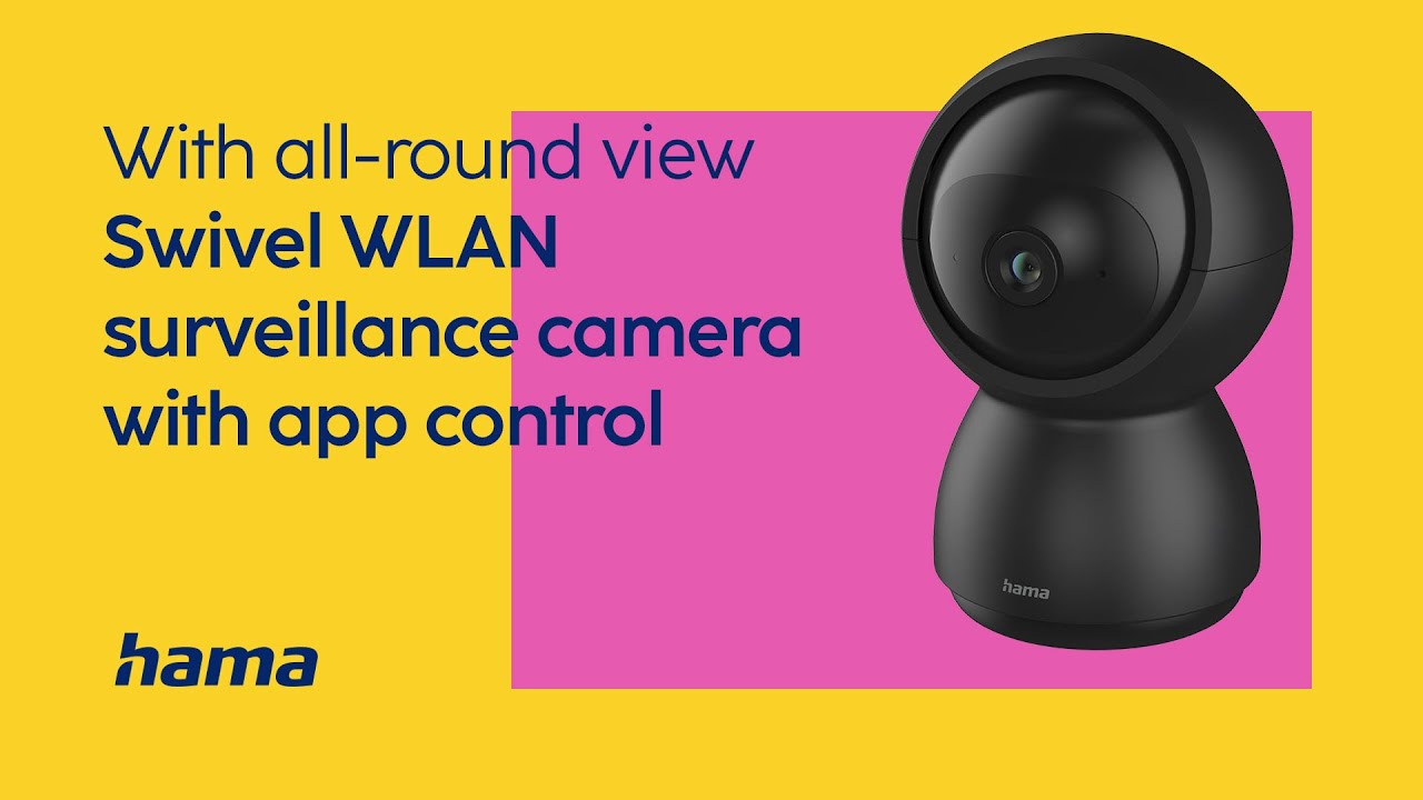 Hama Indoor WLAN Surveillance Camera - YouTube